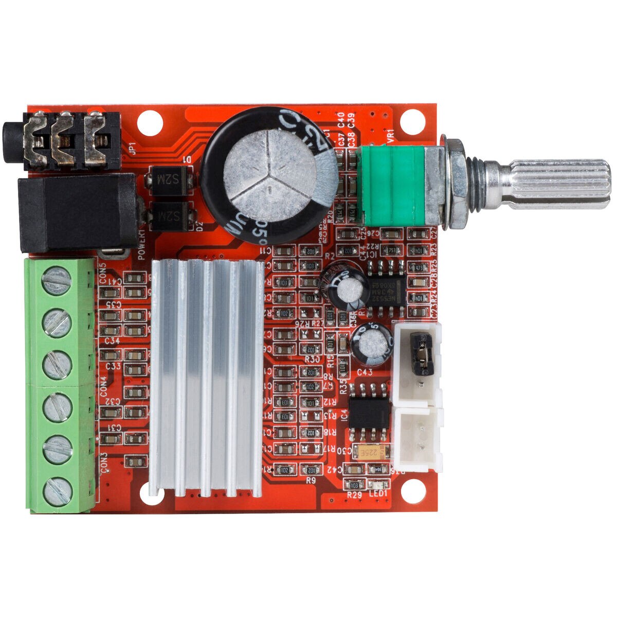 2.1 Hi-Fi Class D Audio Amplifier Board 2 x 15W + 30W 10-18 VDC