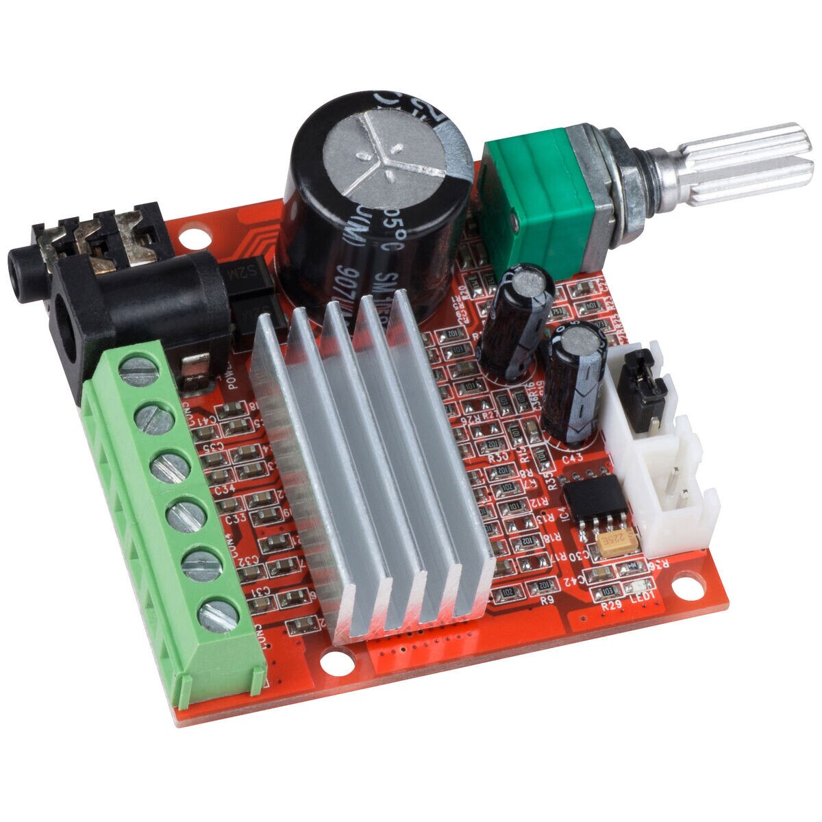2.1 Hi-Fi Class D Audio Amplifier Board 2 x 15W + 30W 10-18 VDC