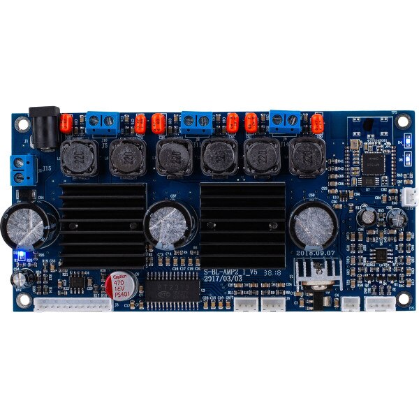 2.1 Amplifier 50W x 50W x 100W with Built-In Bluetooth 3.0 Backlit LCD ...