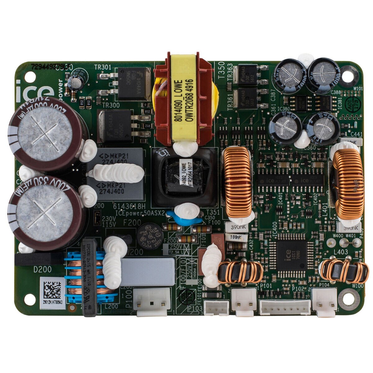 ICEpower 50ASX2SE Class D Audio Amplifier with Power Supply Module 2 x 50W