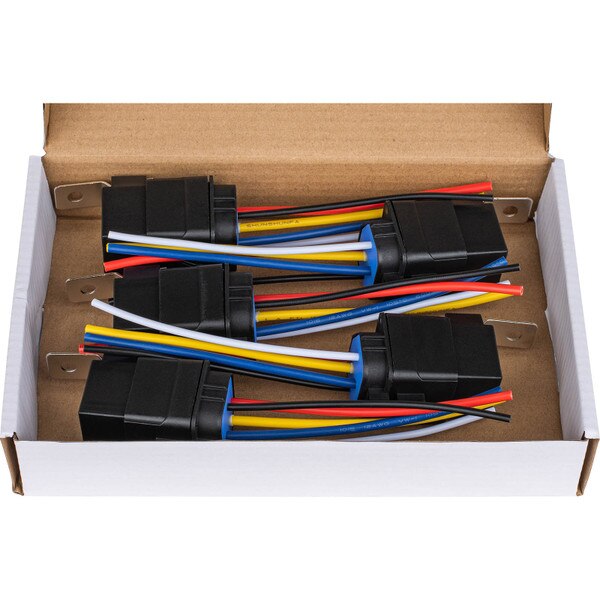 Waterproof 30/40A 12V DC 5-Pin SPDT Bosch Type Relays with Interlocking ...