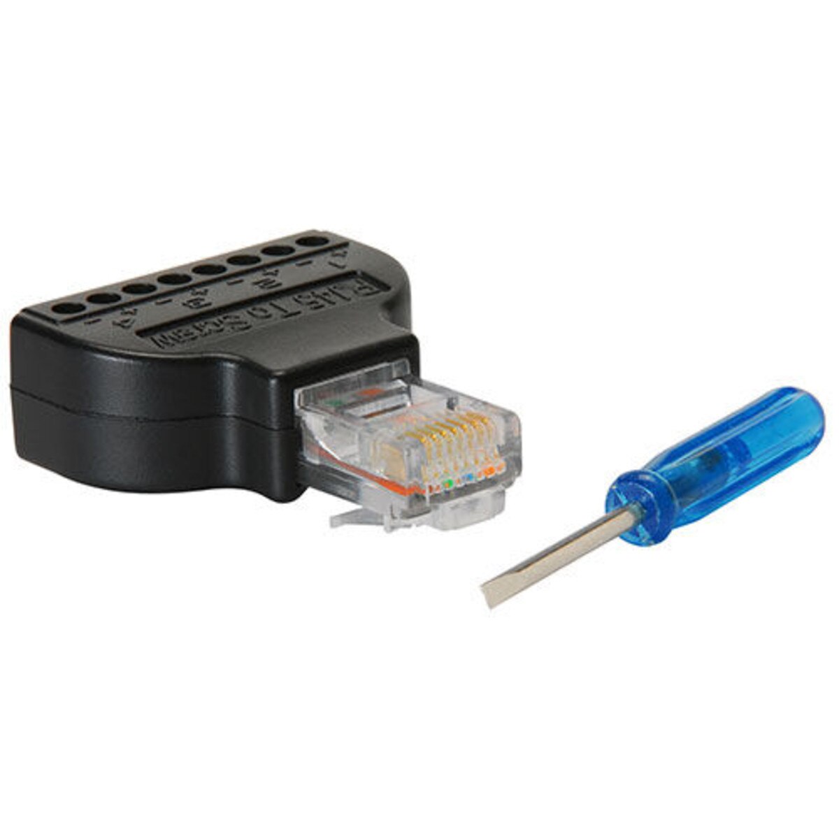 RJ45 Plug to Screw Terminals