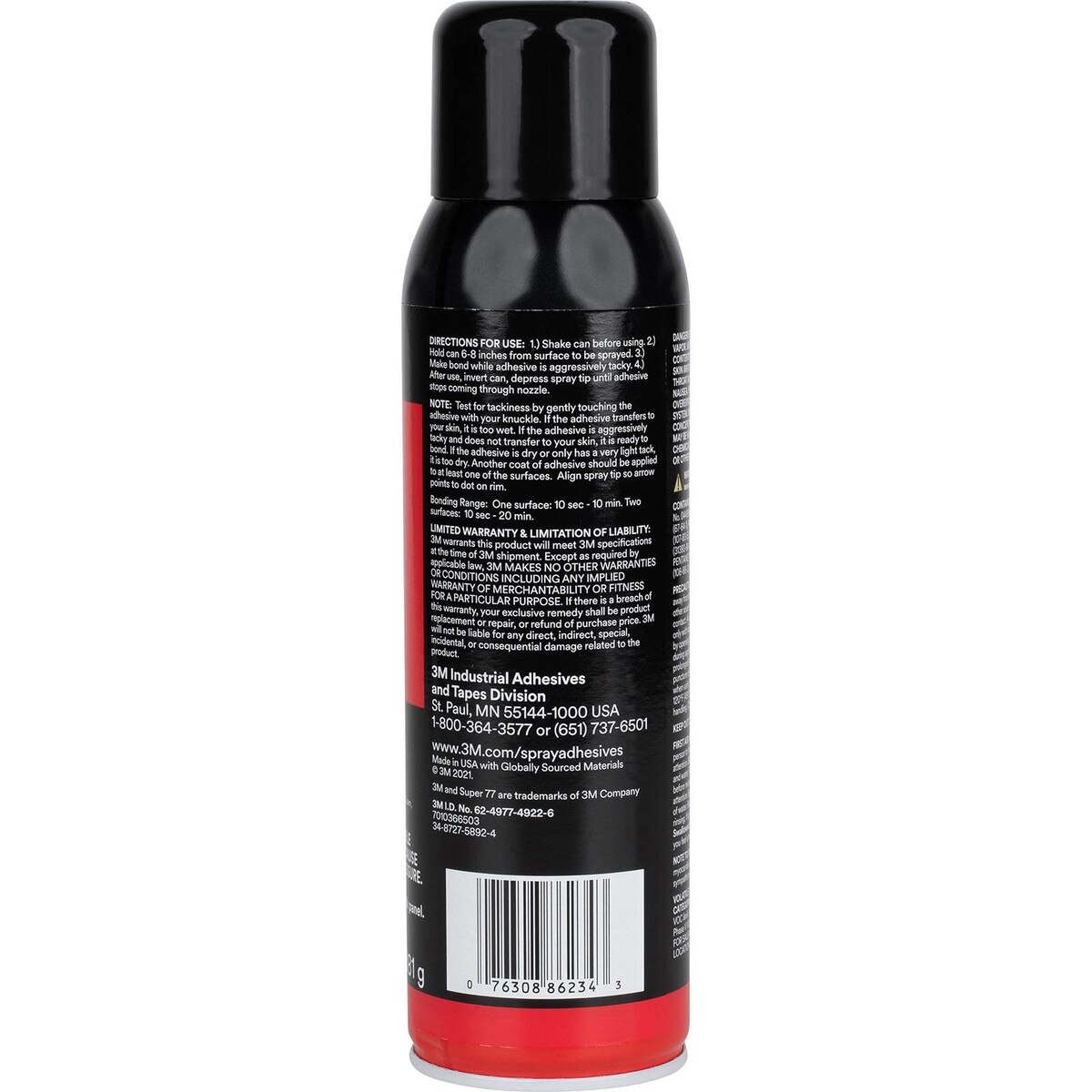 3M Super 77 Spray Adhesive 13.44 oz. Net Wt.