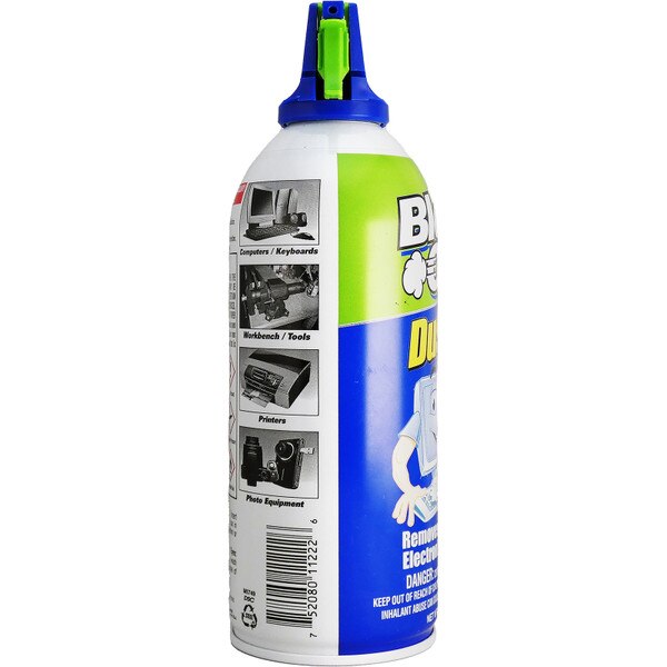 Blow Off Duster Can of Air Removes Dust and Debris Canned Air 10 oz.