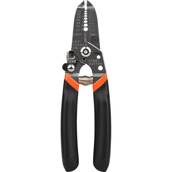5-In-1 Stainless Steel Wire Stripper 22-10 AWG with Wire Cutter, Spring ...
