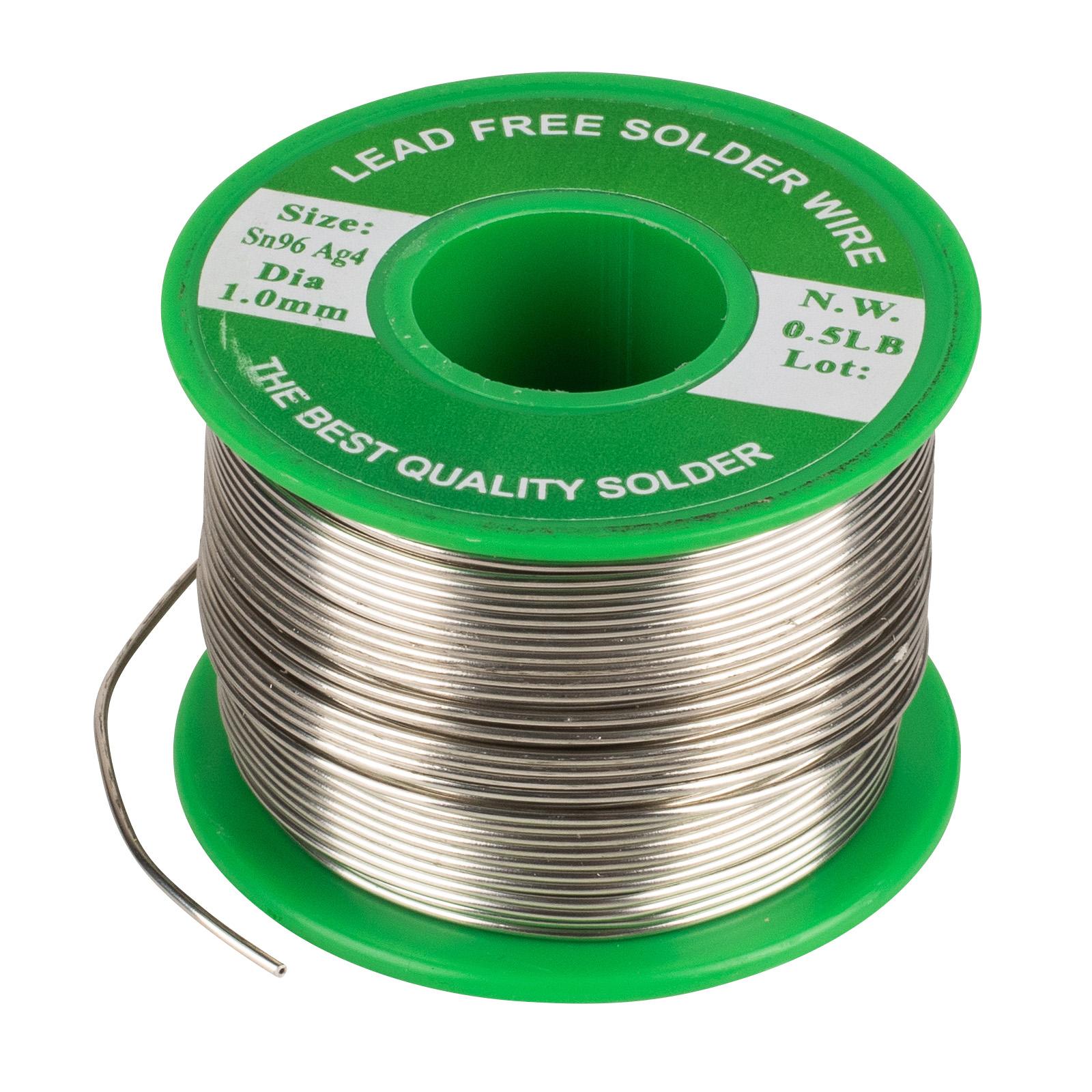 Lead-Free 4% Silver Solder 1.0 mm (0.040") 1/2 lb. Spool