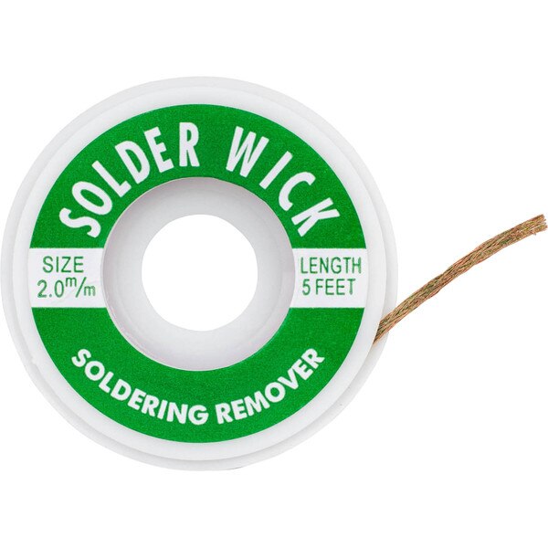 Desoldering Wick/Braid 0.08" W x 5 ft.