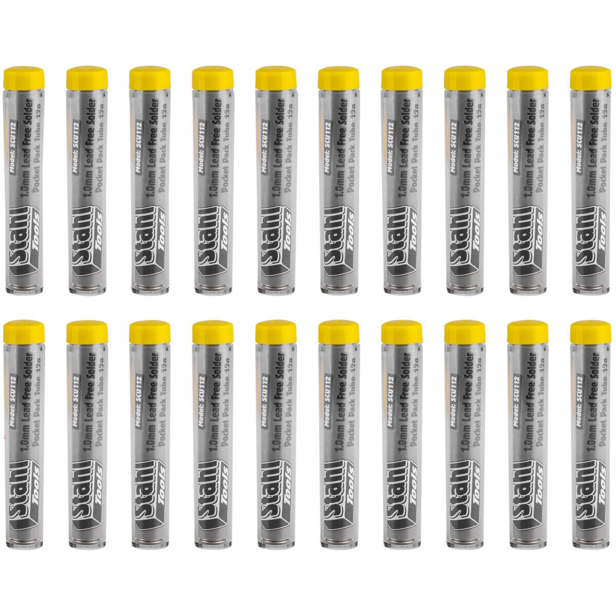 Stahl Tools SCU112-20 0.39" (1.0mm) Lead Free Solder 12g Pocket Pack ...