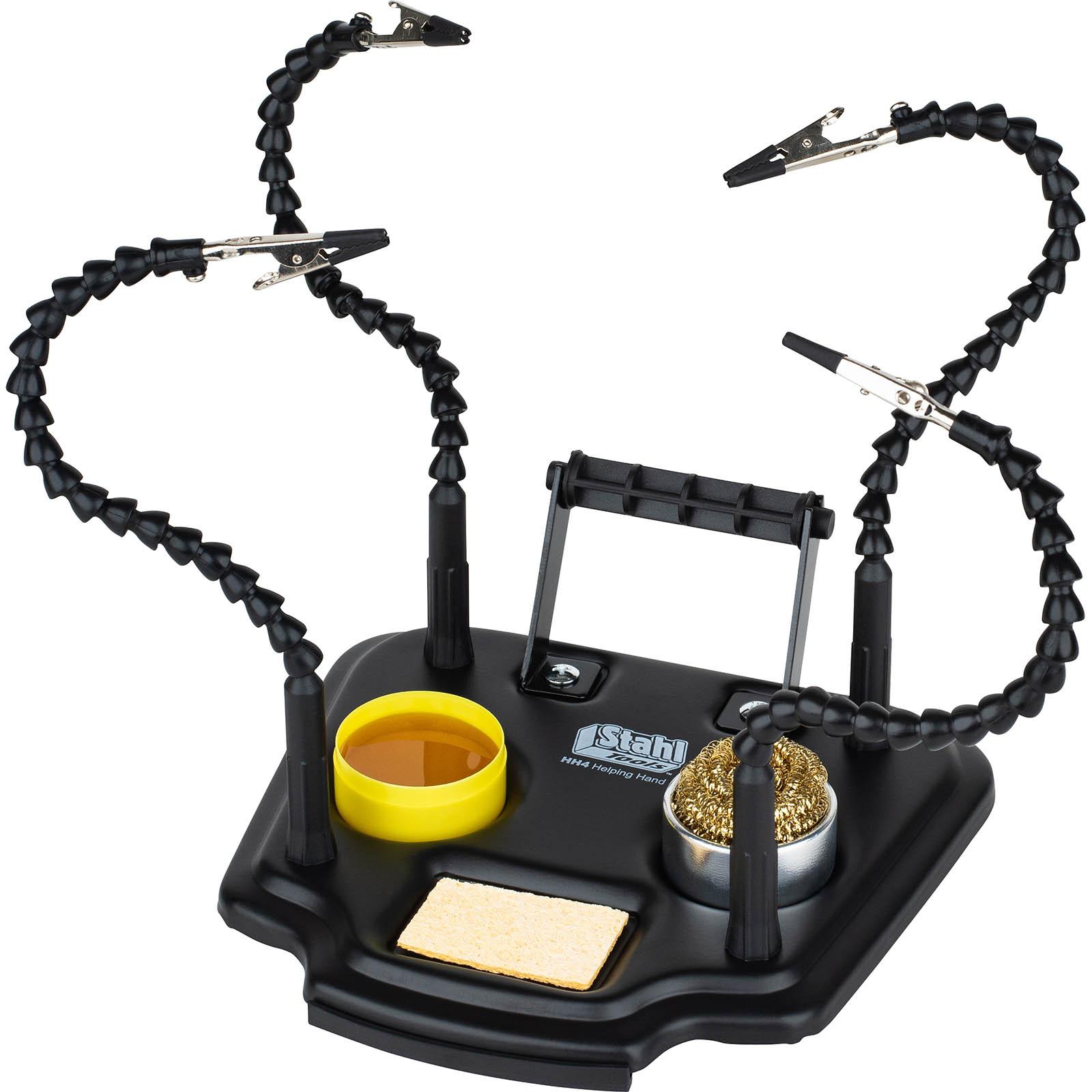 Stahl Tools HH4 Helping Hand with 4 Flexible Arms, Tip Cleaner, Rosin ...