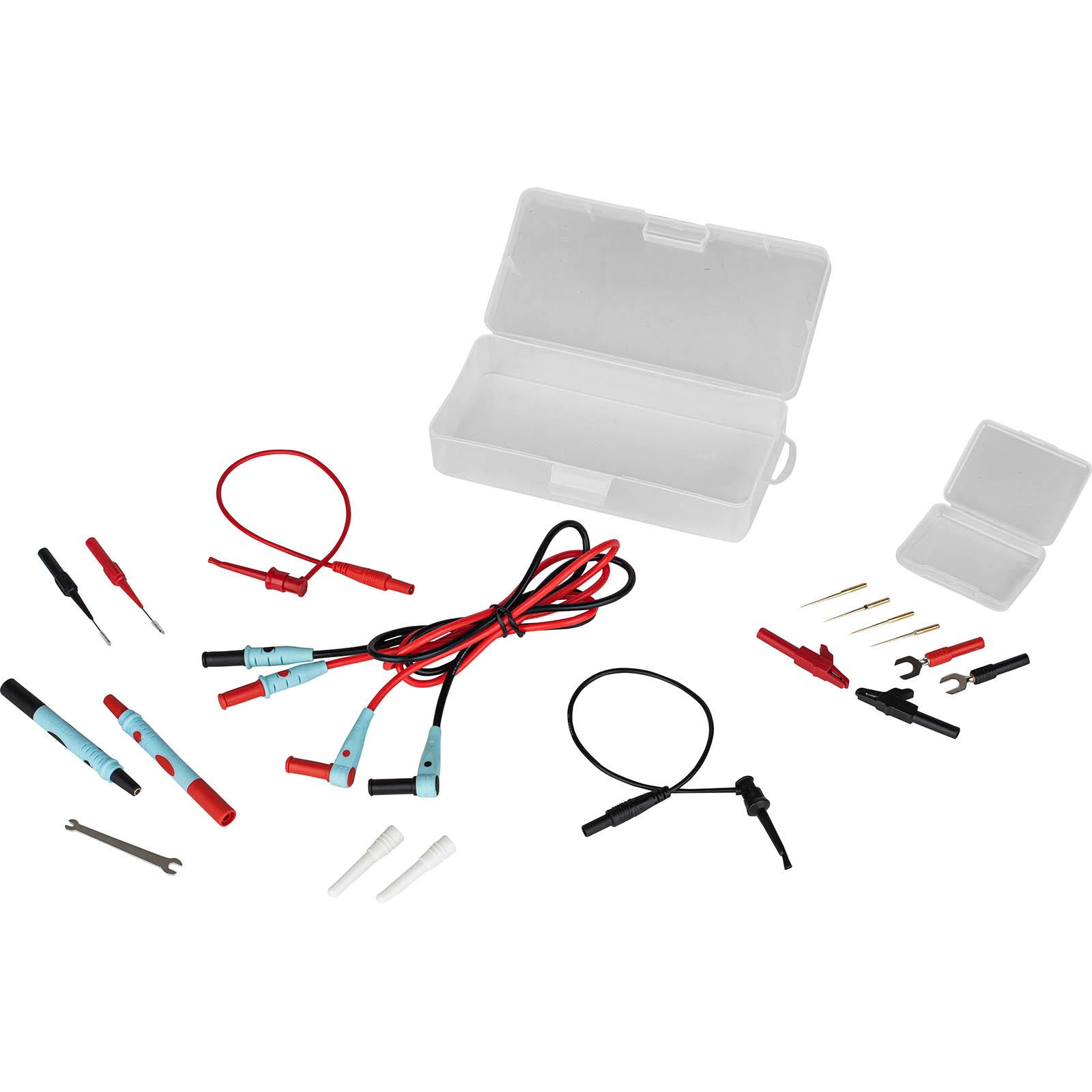 21-Piece Multimeter Professional Test Lead Kit with Case