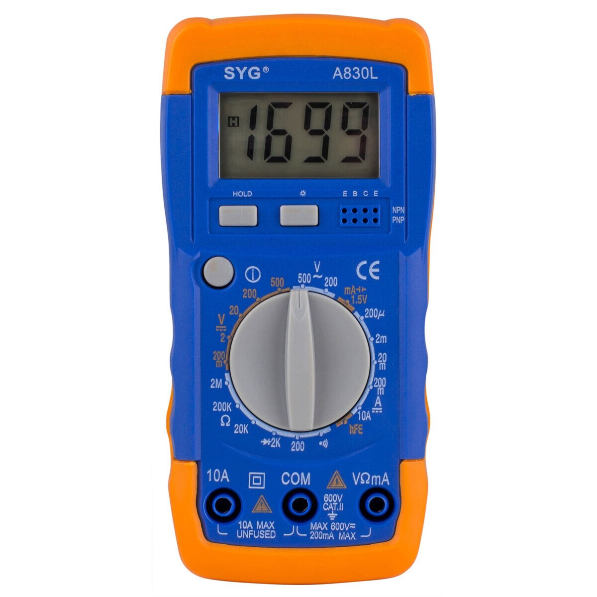 Digital Multimeter 830L Backlit LCD