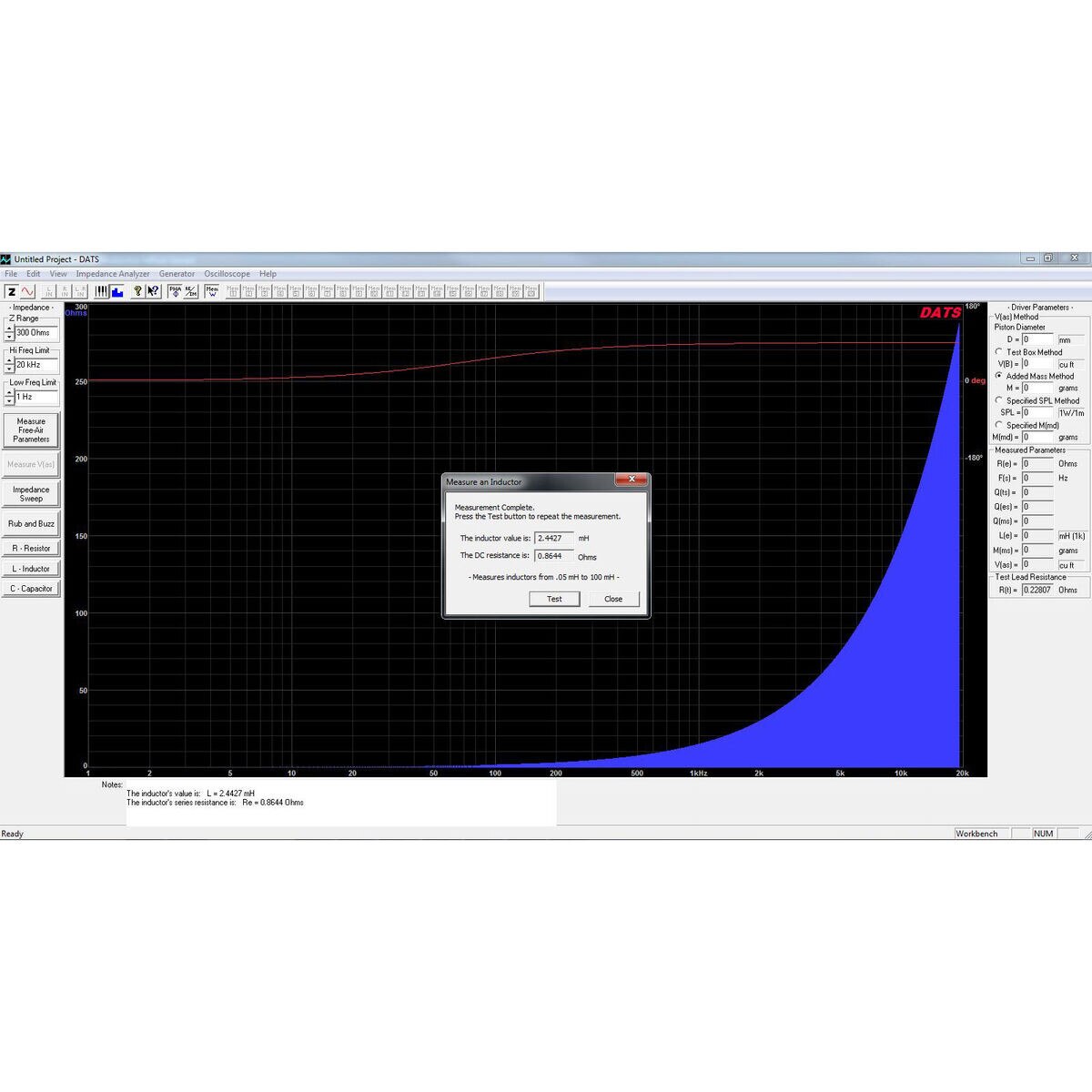 Dayton Audio DATS V2 Computer Based Audio Component Test System