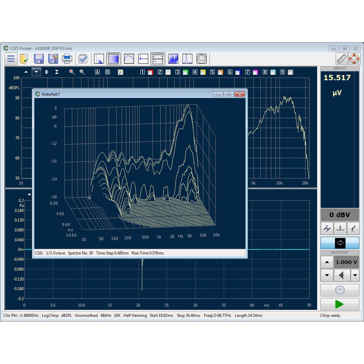 Audiomatica CLIO Pocket Version 2 Personal Acoustic Measurement System