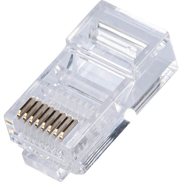 Dalco RJ45 Cat.5E Plug for Solid Gold Plated 3Prong 50pk