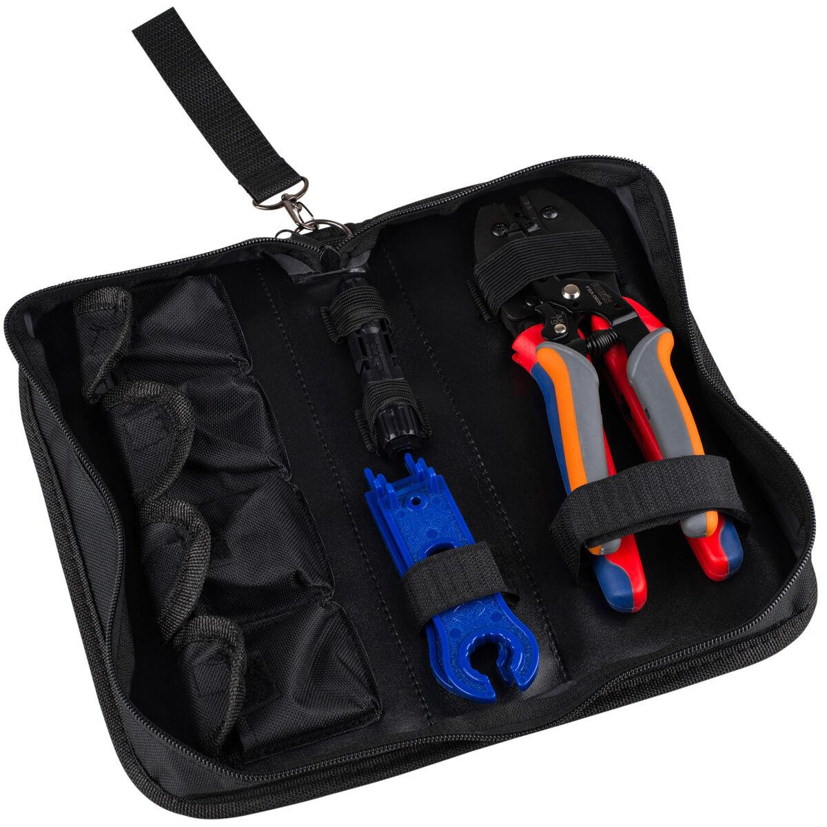 Solar PV Cable Crimping and Stripping Tool Kit for MC3 MC4