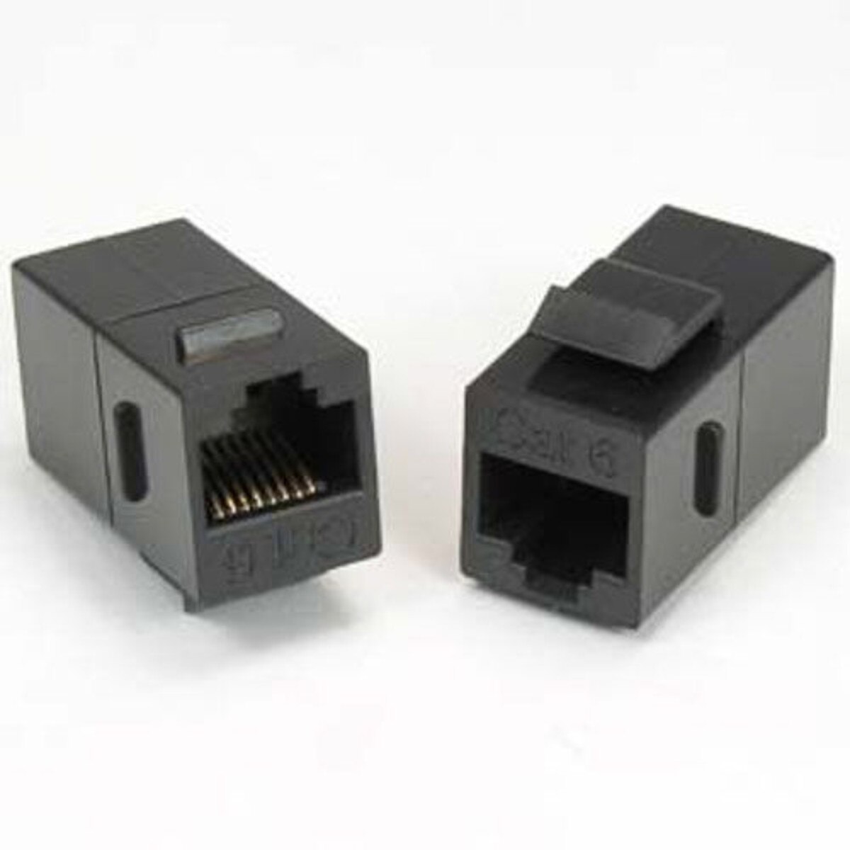 Dalco Cat 6 Inline Coupler w/Keystone Latch Black