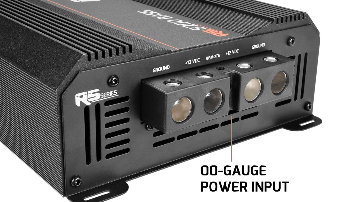 PRV Audio RS8200 BASS 1 OHM RS Series 1-Channel Monoblock Amplifier 8200W