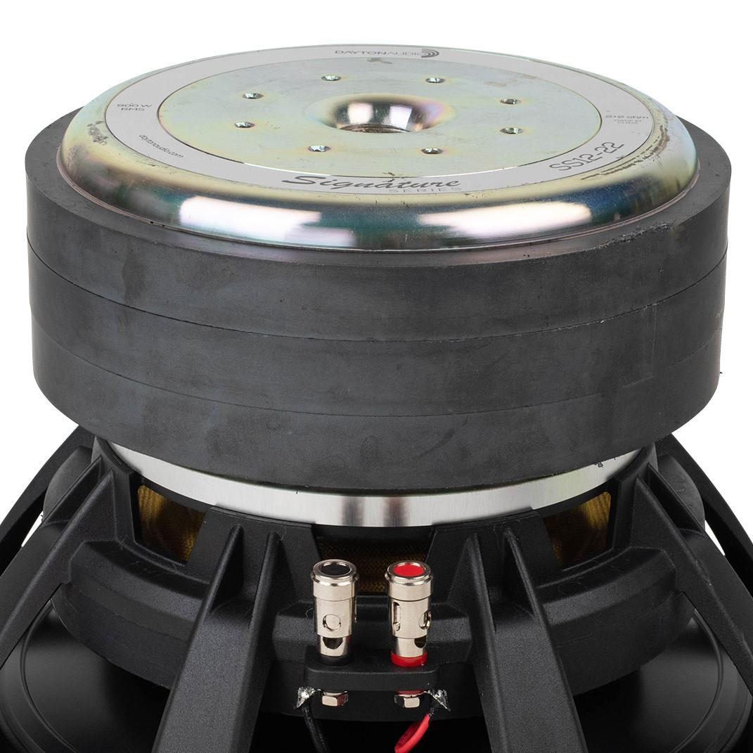 Dayton Audio SS12-22 12" Signature Series DVC Subwoofer 2 Ohm per Coil