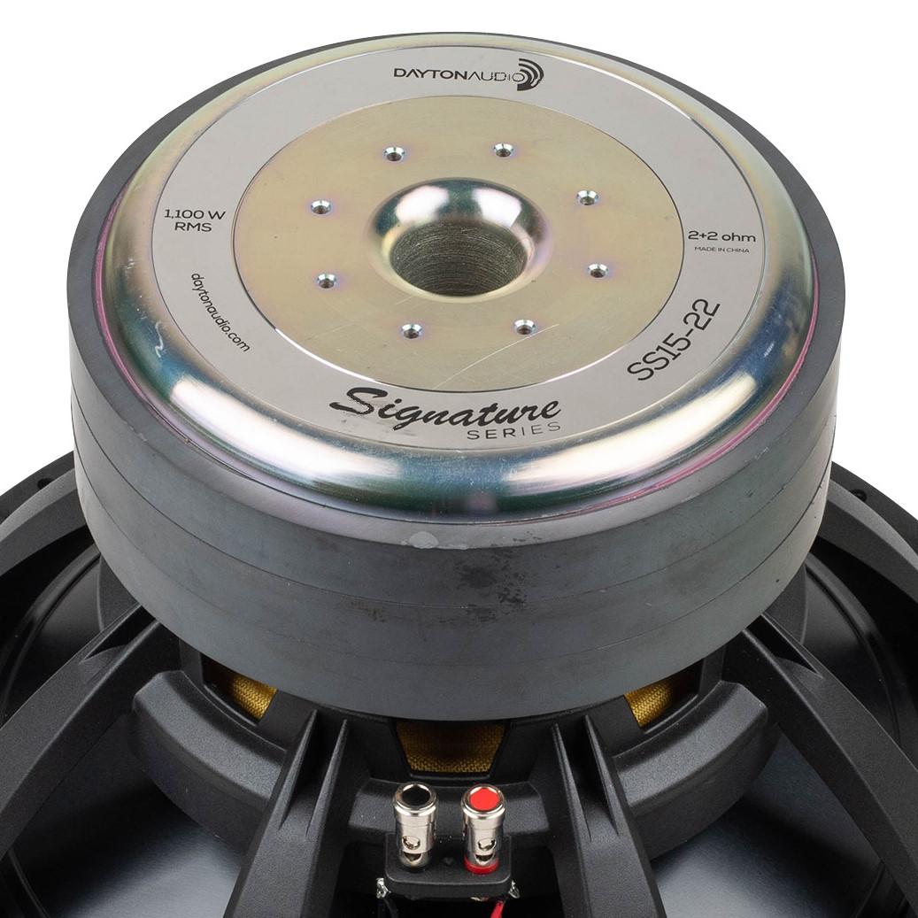 Dayton Audio SS15-22 15" Signature Series DVC Subwoofer 2 Ohm per Coil