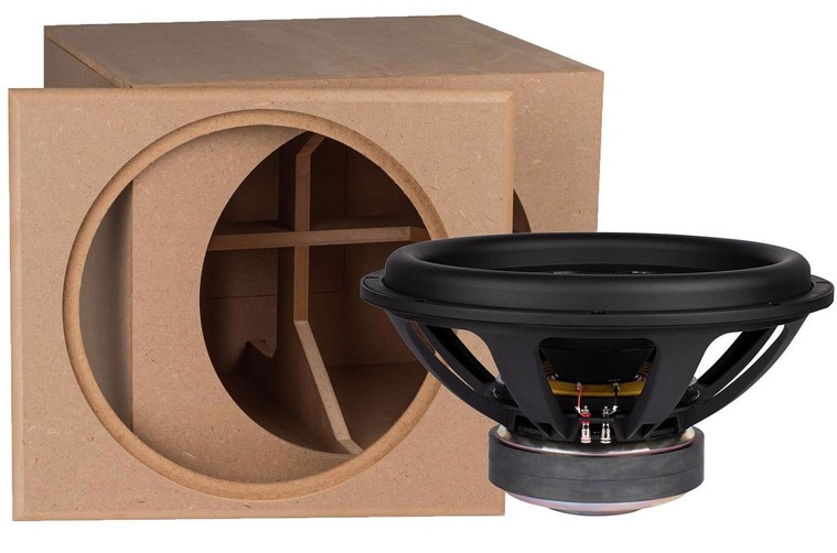 Dayton Audio 18" Ultimax II with 4 Ft³ Cabinet DIY Home Theater ...